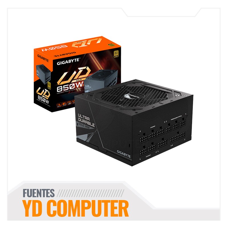 FUENTE DE PODER GIGABYTE UD850GM 850W 80 PLUS GOLD MODULAR
